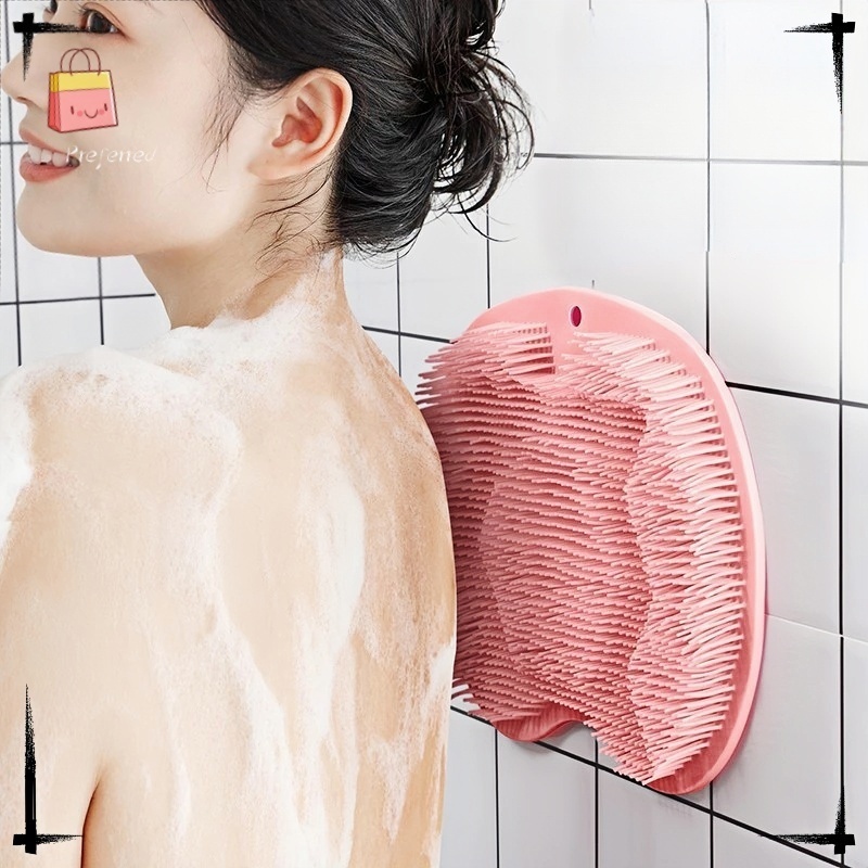 Rubbing Artifact Bath Brush Silicone Lazy Person Back Rubbing Shower ...