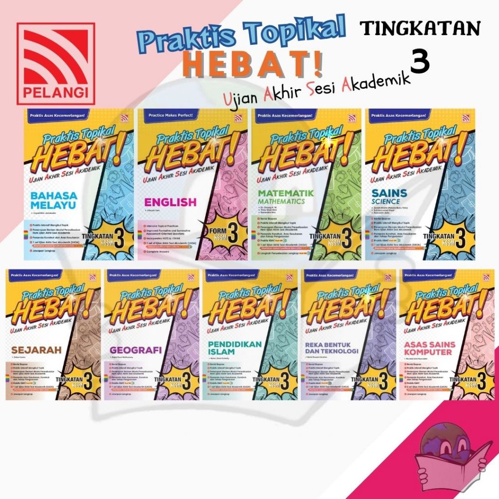 Buku Latihan Praktis Topikal HEBAT! UASA 2025 KSSM Tingkatan 3 - BM/Eng ...