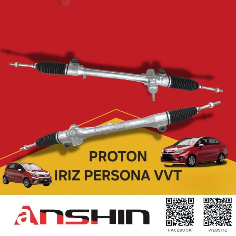 Anshin (JAPAN QUALITY) STEERING RACK PROTON IRIZ PERSONA VVT PW922623 ...