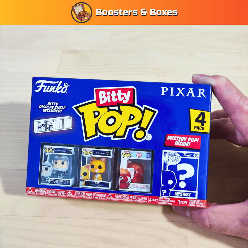 Funko Bitty Pop! Pixar 4-Pack (Buzz Lightyear (XL-01), Sox, Red Panda ...