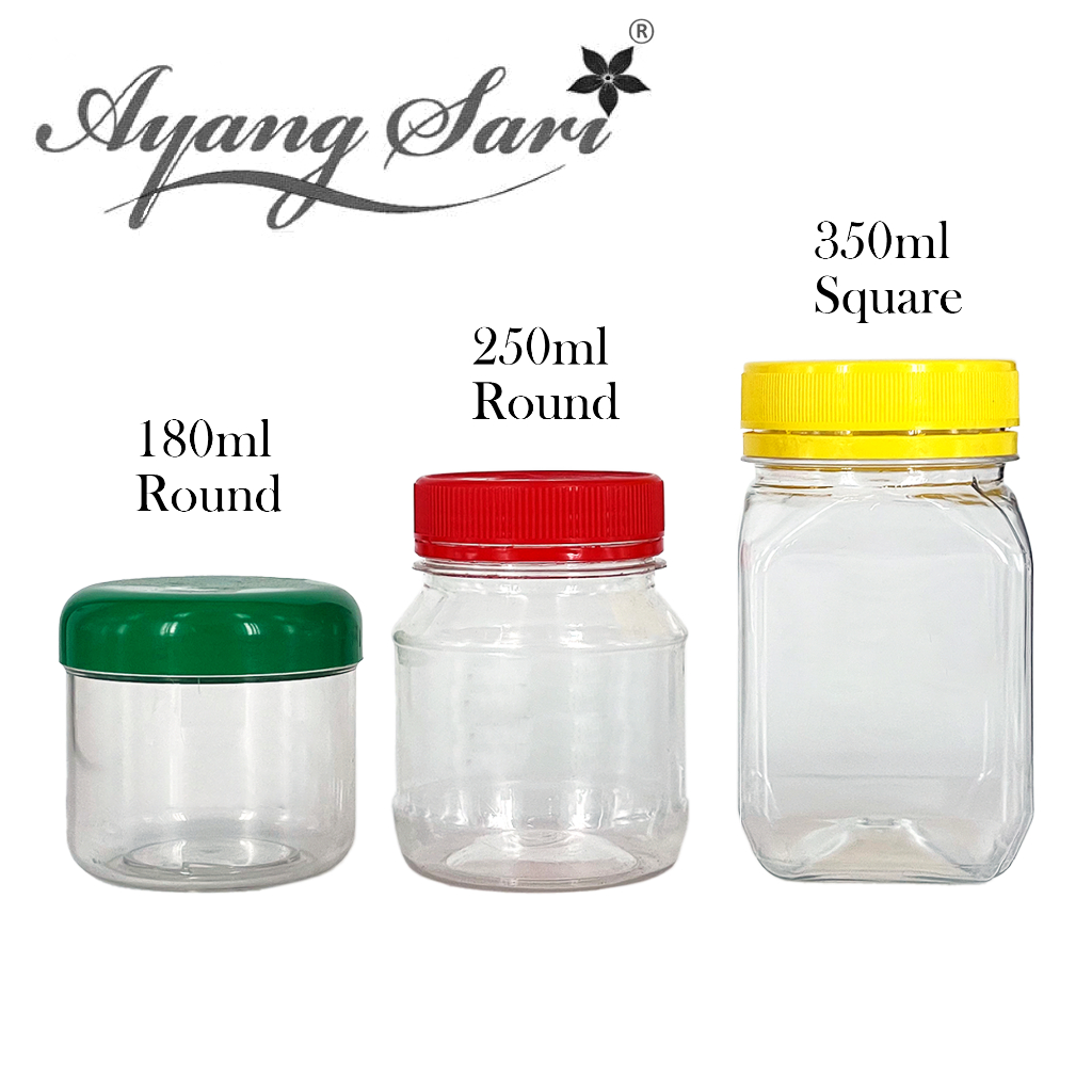 Pet Jar With Cap 150ml/250ml/350ml | Shopee Malaysia