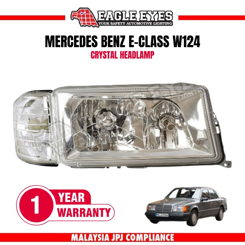 Mercedes Benz E-Class Crystal Headlamp W124 | Shopee Malaysia