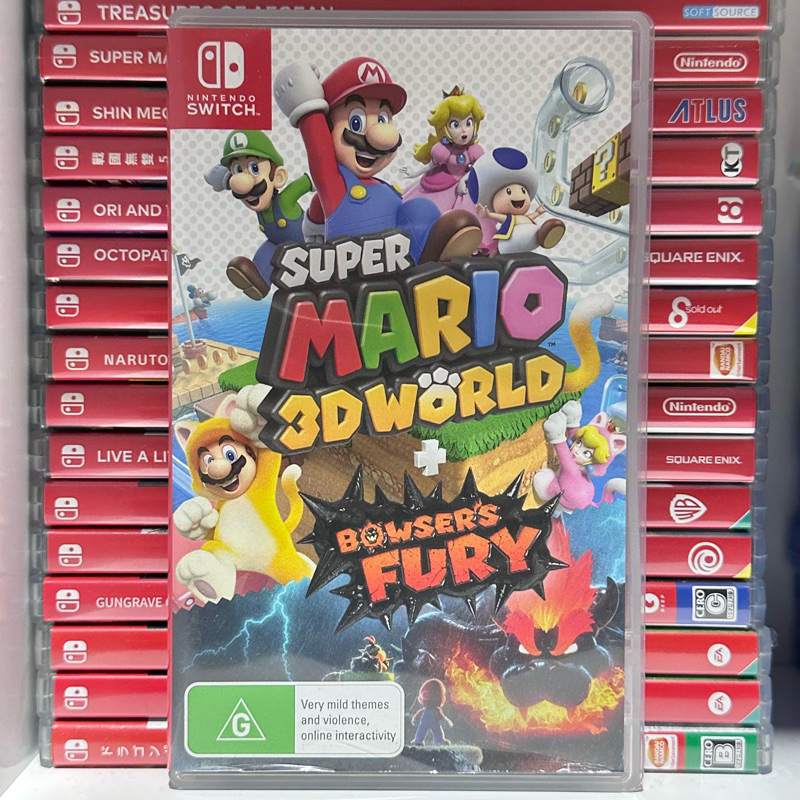 Nintendo Switch Super Mario 3D World + Browser Fury Used Physical Games ...