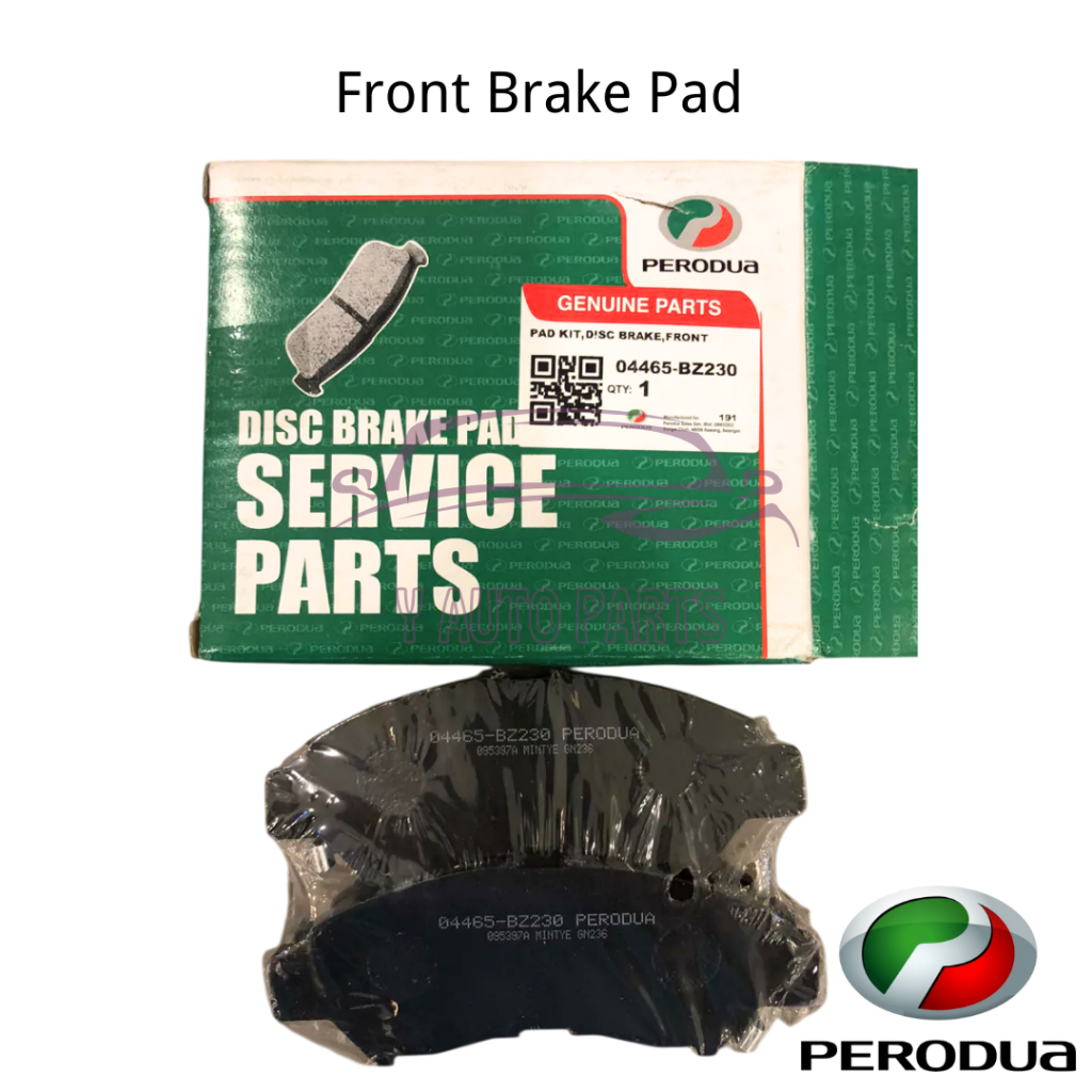 Perodua Front Brake Pad / Disc Brake Pads for Myvi 1.3 1.5cc Myvi Gen3 ...