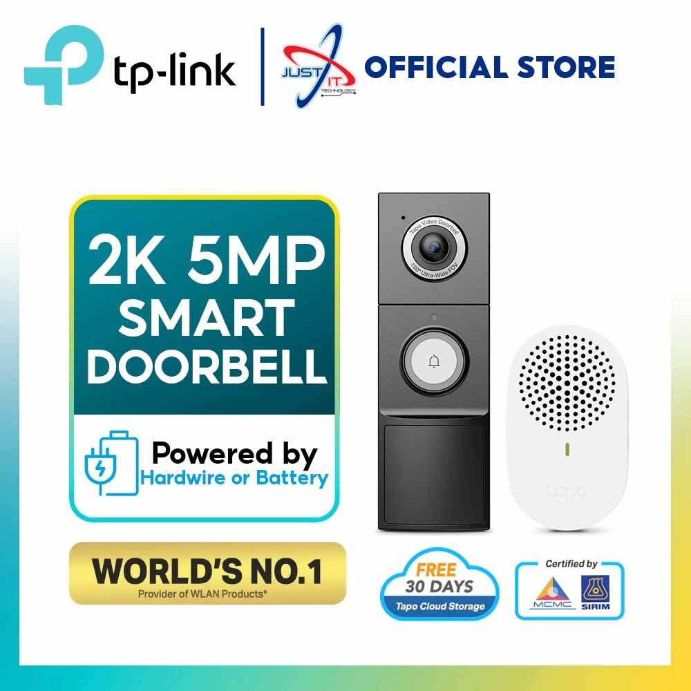 TP-LINK TAPO D235 TAPO VIDEO DOORBELL CAMERA | Shopee Malaysia