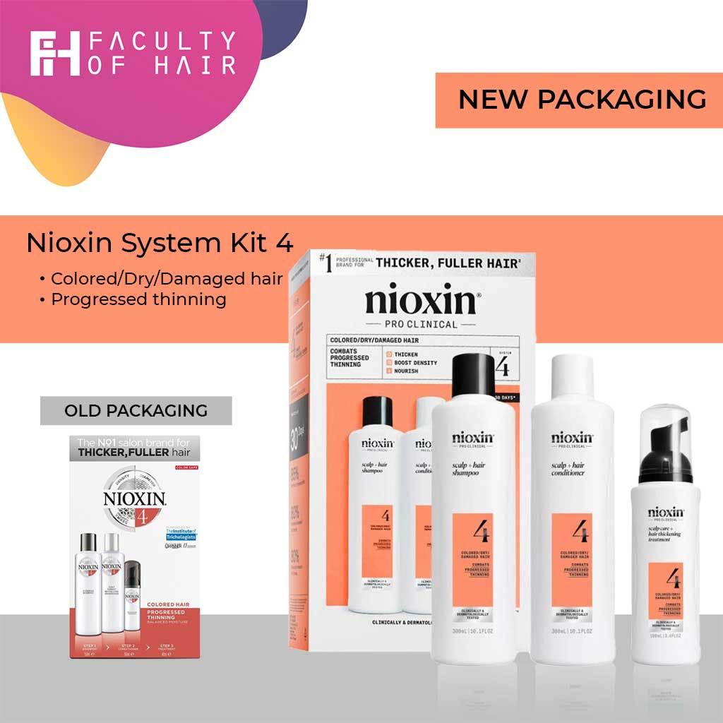 Nioxin System 4 Super Value Trial Kit including Shampoo (300ml ...