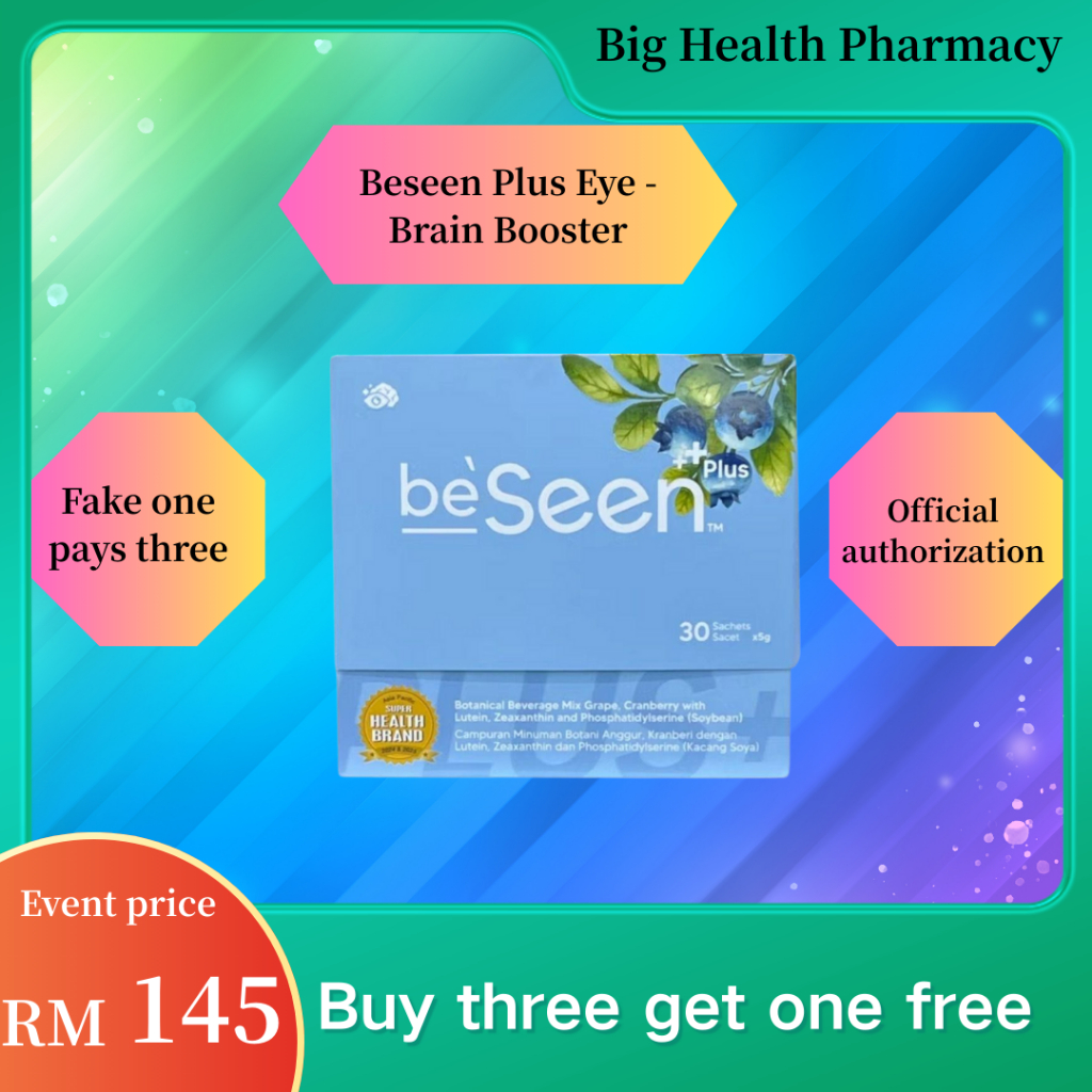 Beseen Plus Eyecare Brain Booster BeSeen 30s Health tablets exp 2026 06 ...