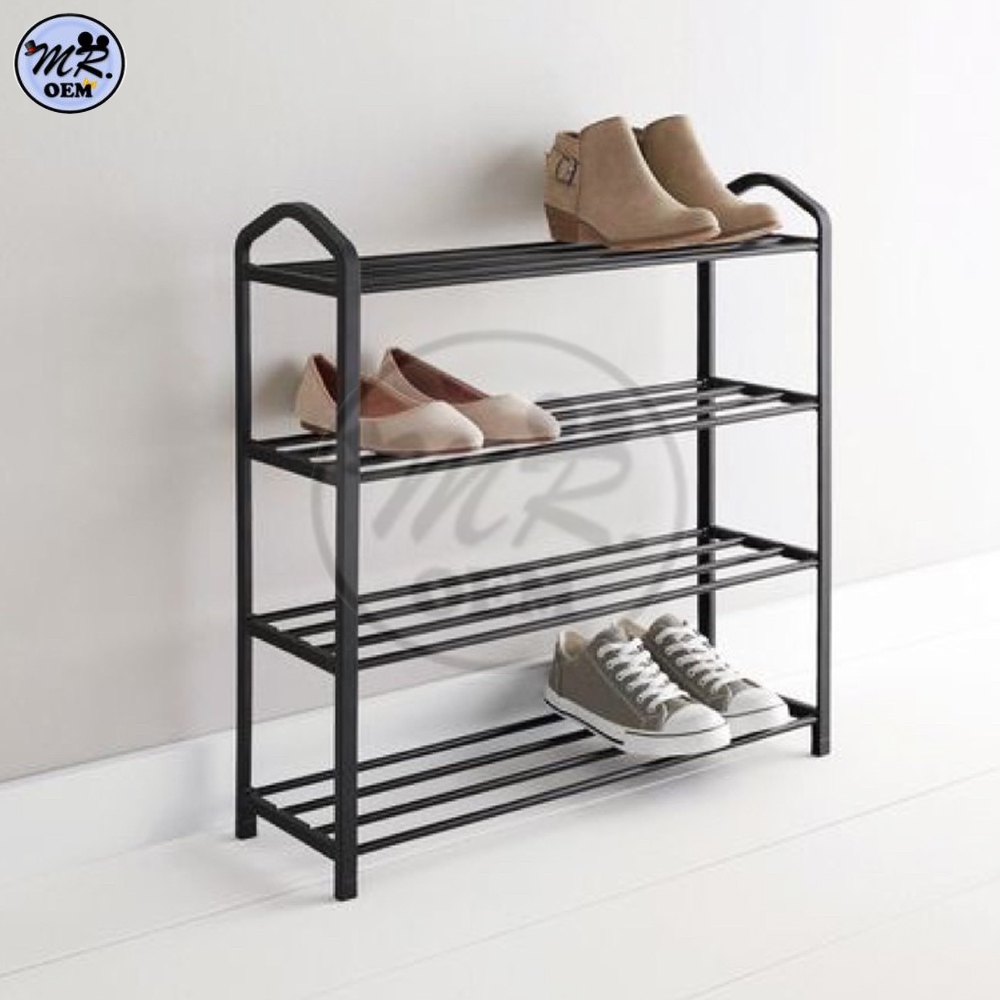 MR OEM Simple 4 Tiers 5 Tiers Shoe Rack Storage Lightweight/ Rak Kasut ...