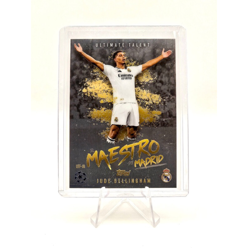 Topps Match Attax UCL 2024/25 Jude Bellingham El Maestro Ultra Rare ...