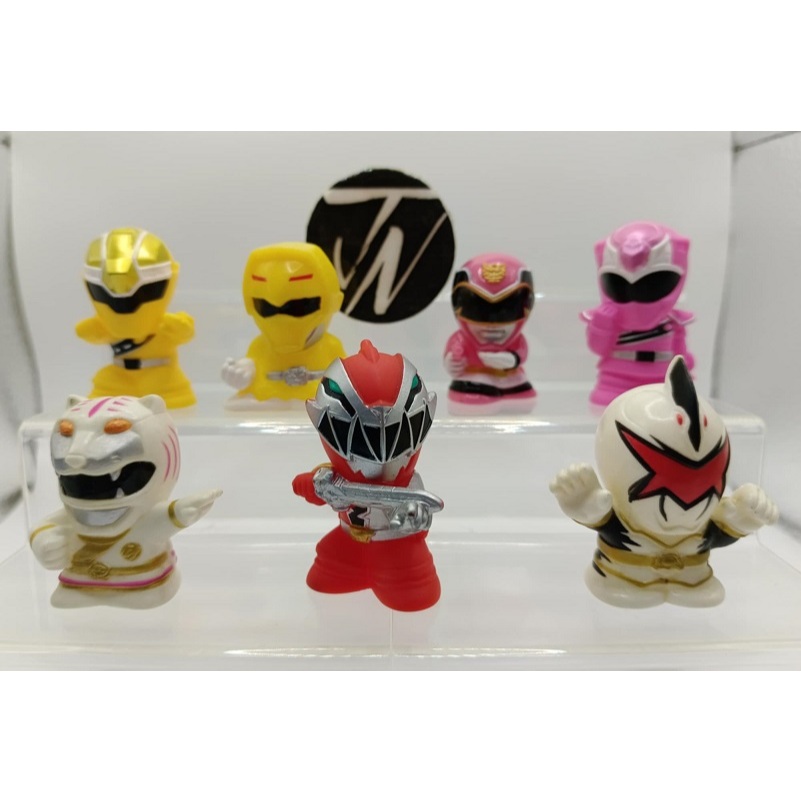 Original Super Sentai Power Ranger Mini Chibi Finger Doll Figure ...