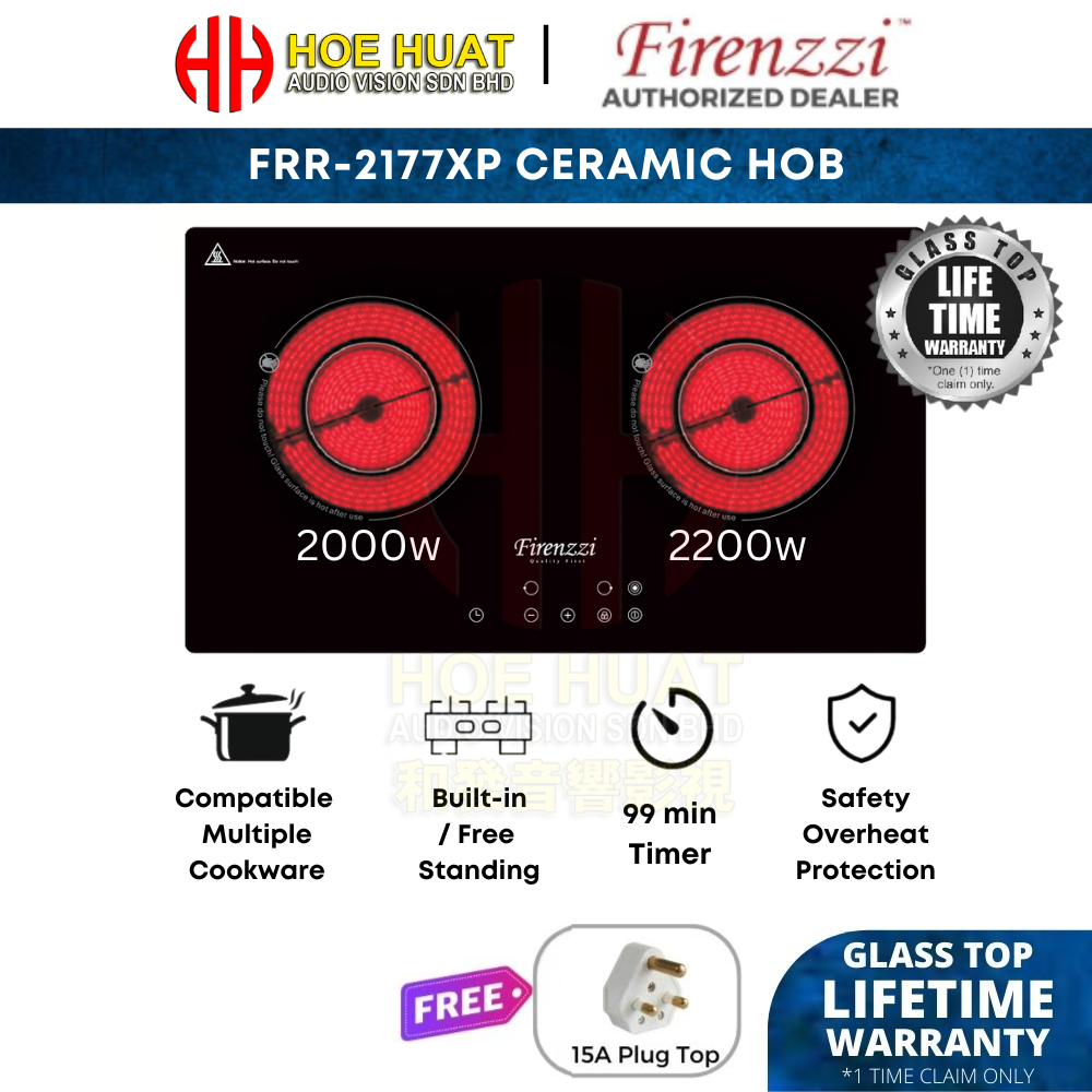 【Ready Stock】Firenzzi FRR-2177XP Ceramic Hob FRR-2199XP FRD-2088 XP ...