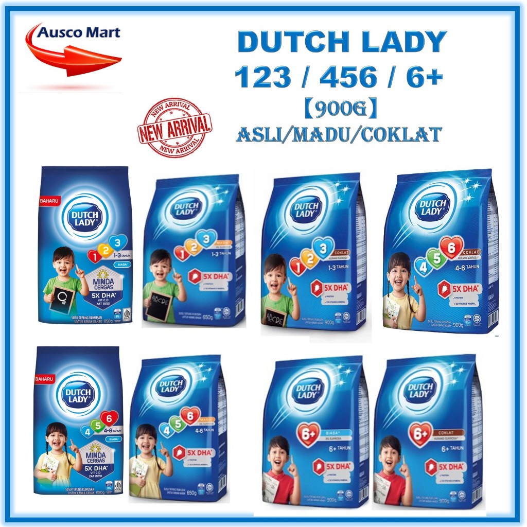 DUTCH LADY 123 / 456 / 6+ 【850G】 | Shopee Malaysia