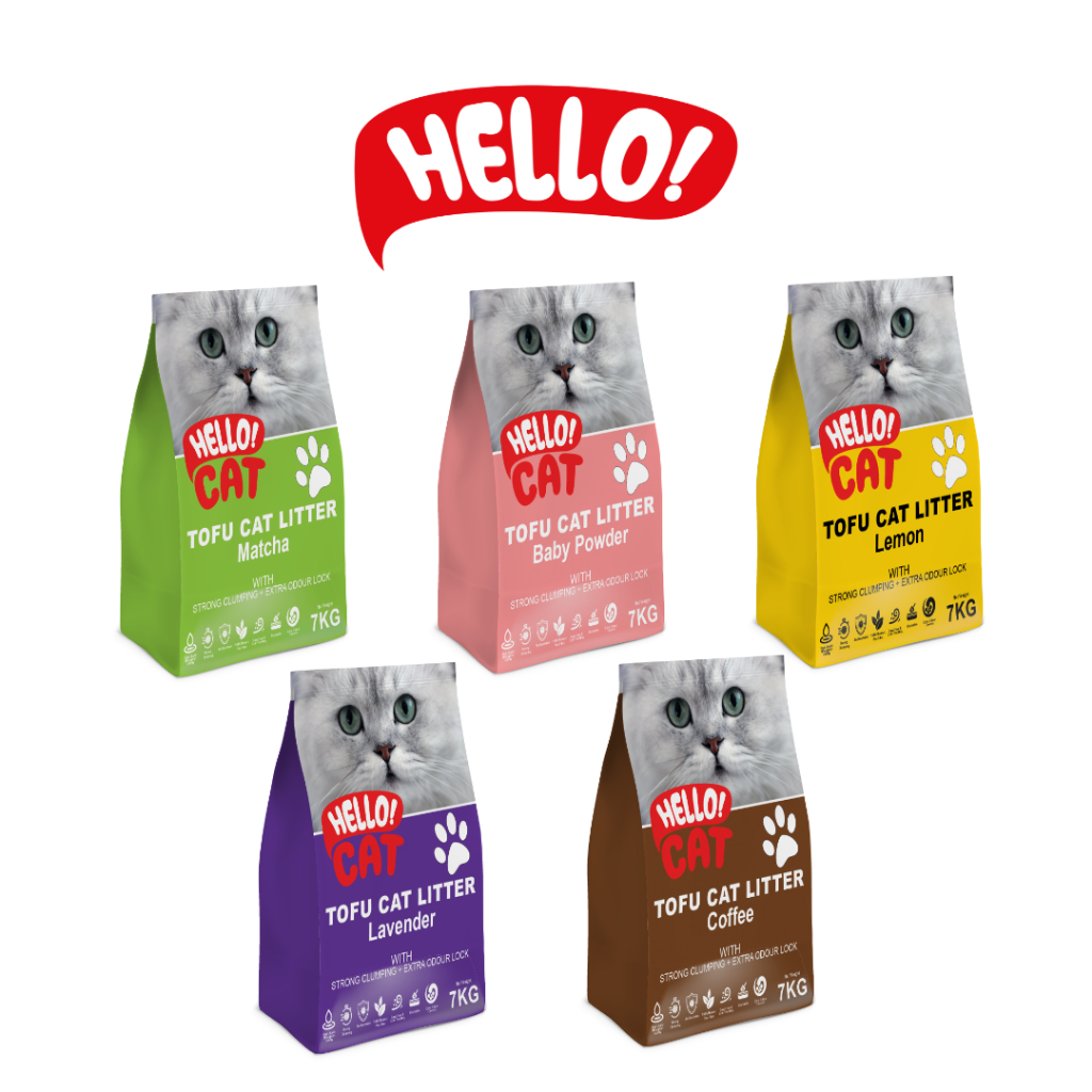 HELLO! Cat Tofu Cat Litter (7kg) | Shopee Malaysia
