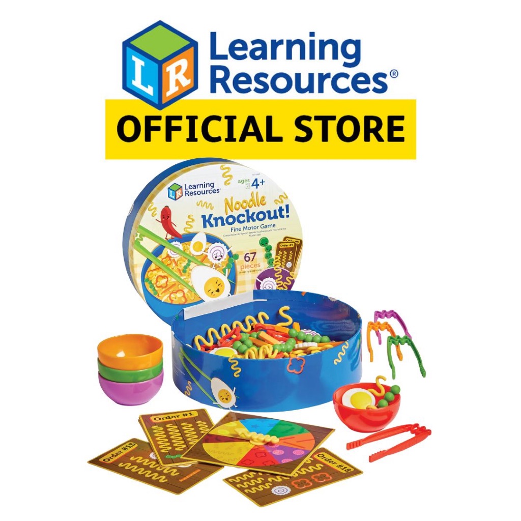 Learning Resources Noodle Knockout Fine Motor Game- Age 4+, Fine Motor ...