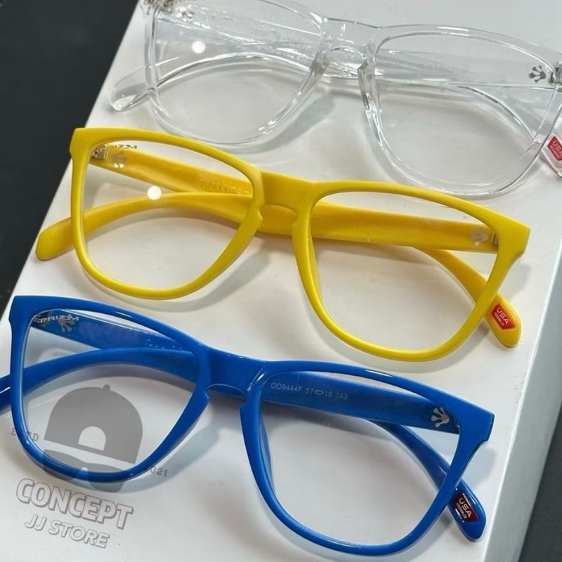 UKLI USA tulisan SPEC MATA oky CERMIN MATA LENS CLEAR NEON SIZED 57 ...