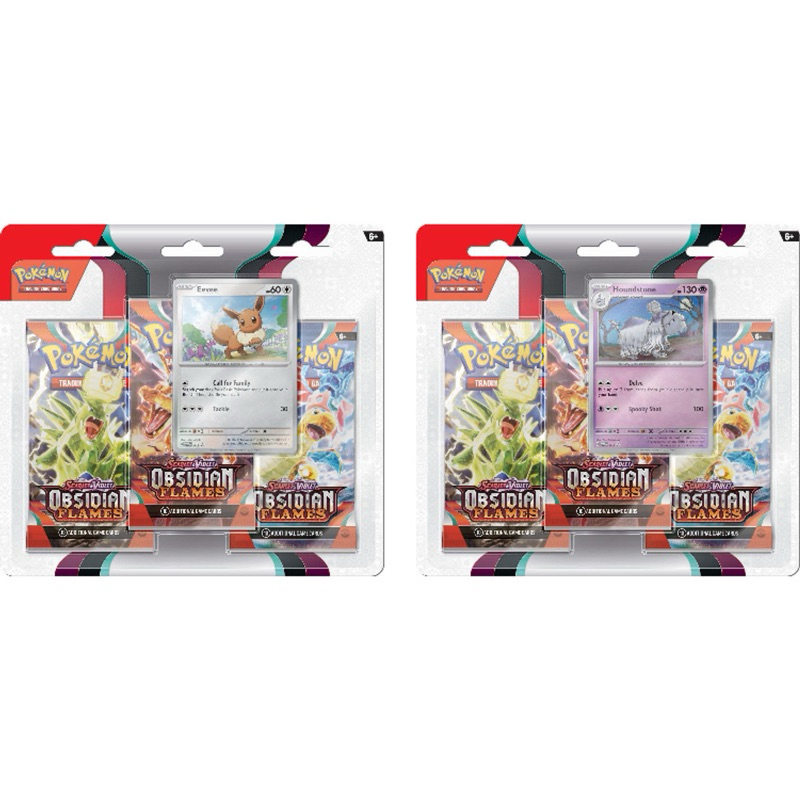 SET OF 2 Pokémon SV03 Obsidian Flames 3 Pack Blister | Shopee Malaysia