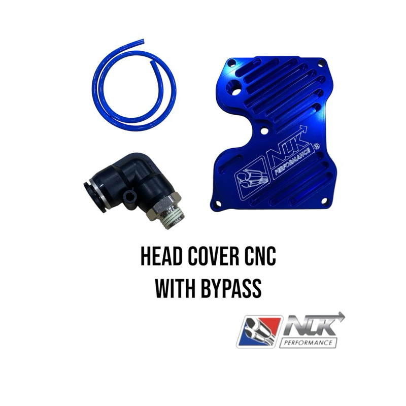NLK PERFORMANCE CAPHEAD CNC With HEATSINK & BYPASS LC135/Y15ZR | Shopee ...