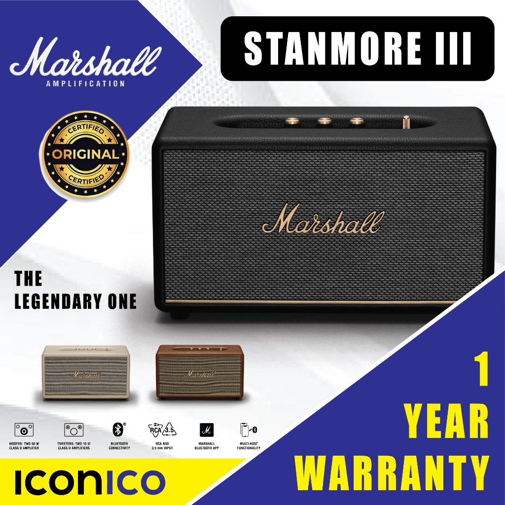 M STANMORE 3 III | Bluetooth Speakers | Home Audio System | Amplifier l ...