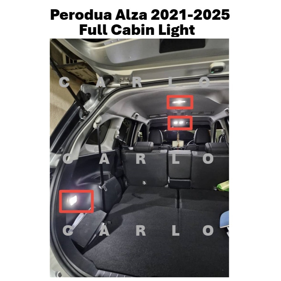 Perodua Alza 2021-2025 full cabin light | Shopee Malaysia
