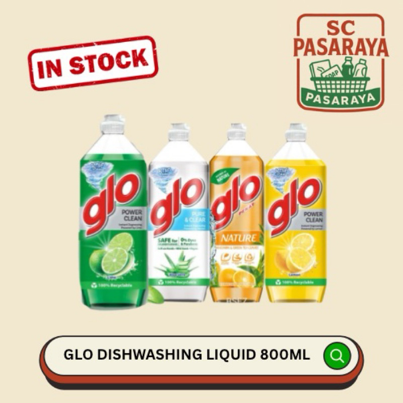 GLO DISHWASHING LIQUID 800ML | Shopee Malaysia