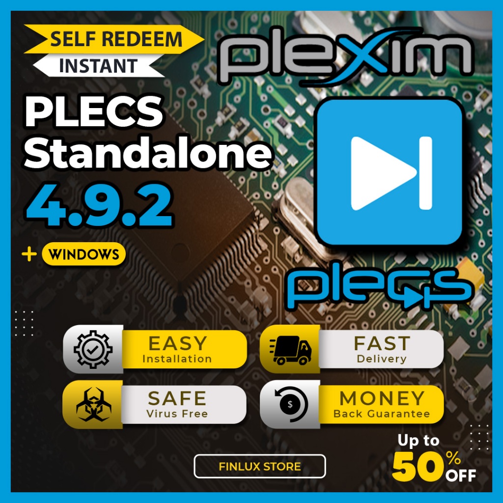 [SELF REDEEM] Plexim PLECS Standalone v4.9.2 Latest 2025 Lifetime For ...