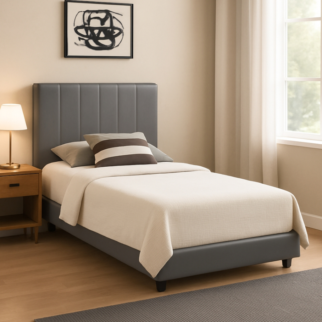 Furniture Direct JIANNY MORGAN Single and Super Single fabric divan bed ...