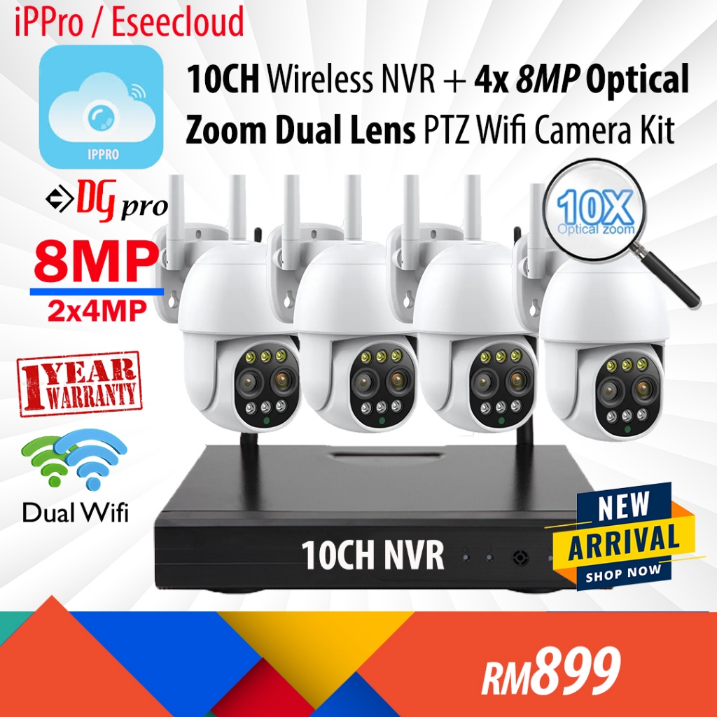 [NEW ARRIVAL] iPPro / Eseecloud 8MP 10x Optical 2.8-12mm Zoom Lens ...