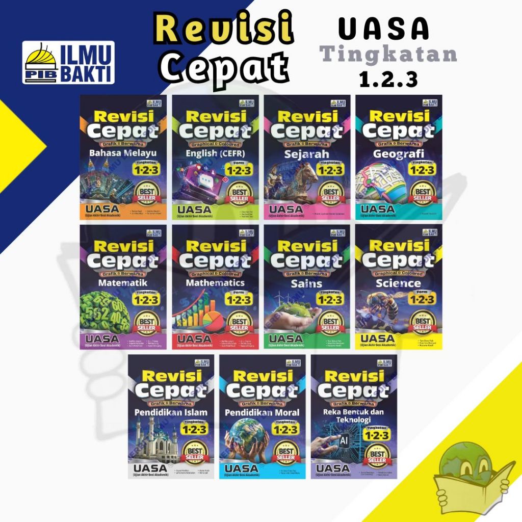 Buku Rujukan Revisi Cepat 2025 UASA Tingkatan 1.2.3 - BM/Eng/Mate/Sains ...