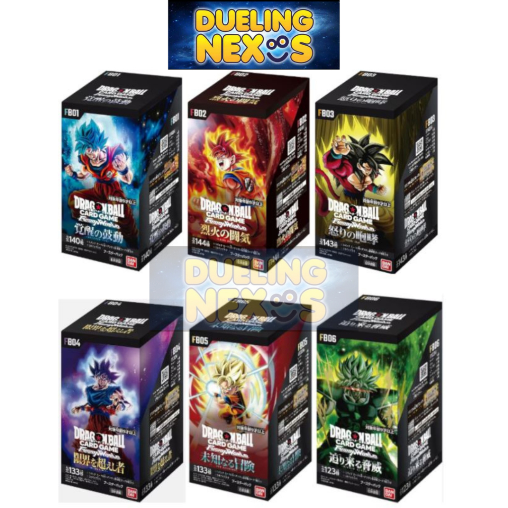 Dragon Ball Super TCG : Fusion World Booster Box FB01 / FB02 / FB03 ...