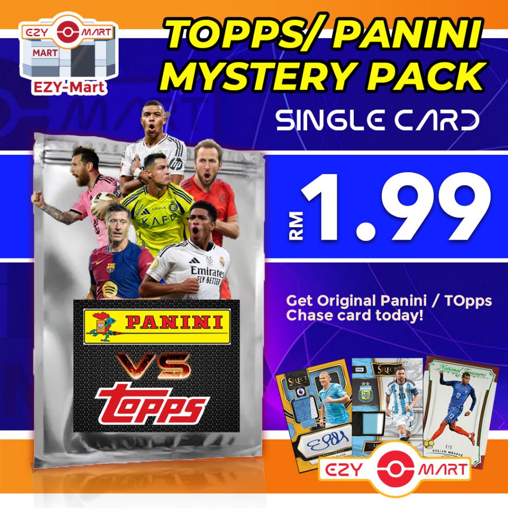 Panini & Topps Soccer Mystery Packs (1 Card) | Shopee Malaysia