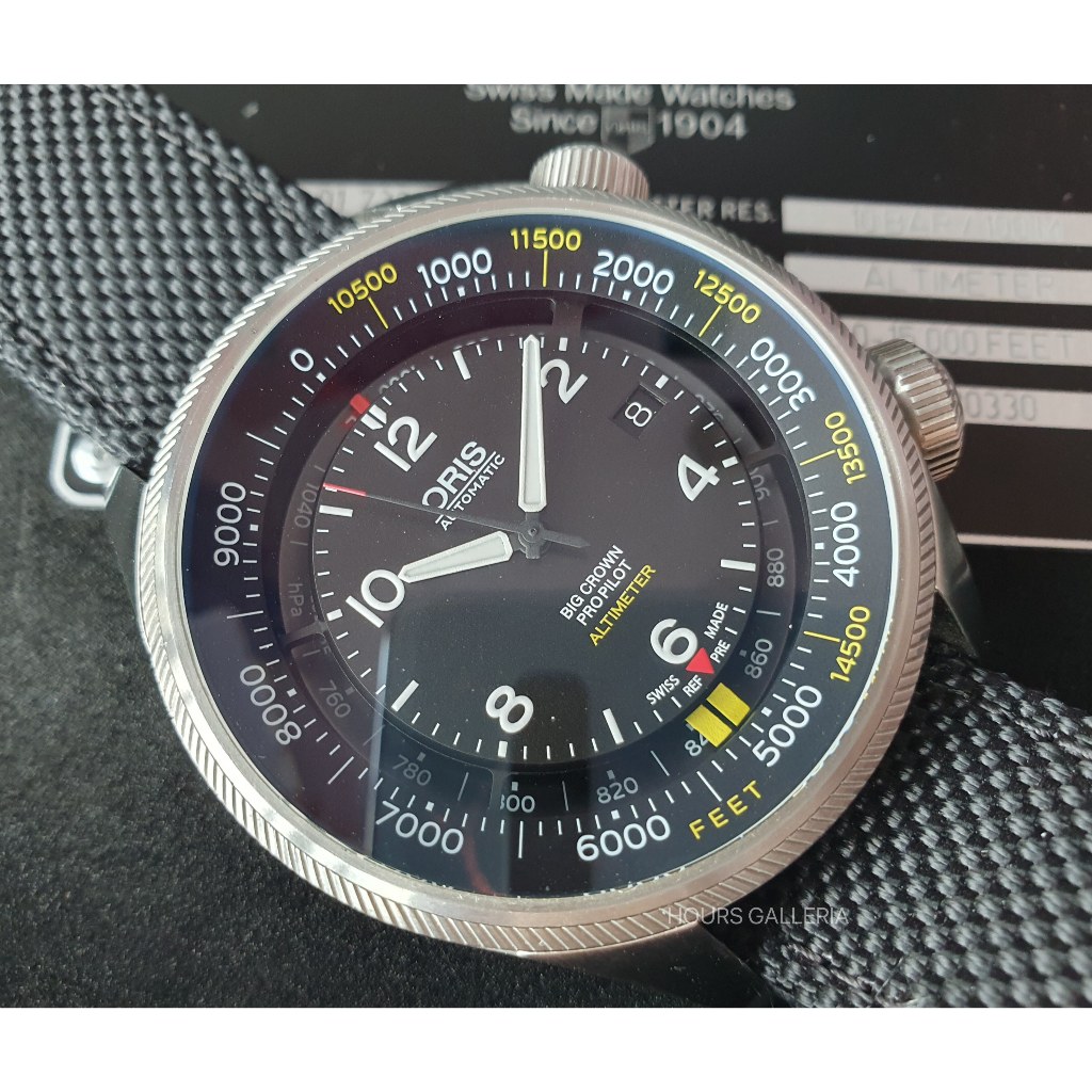 ORIS Big Crown PROPILOT ALTIMETER Feet Scale 47mm | Shopee Malaysia