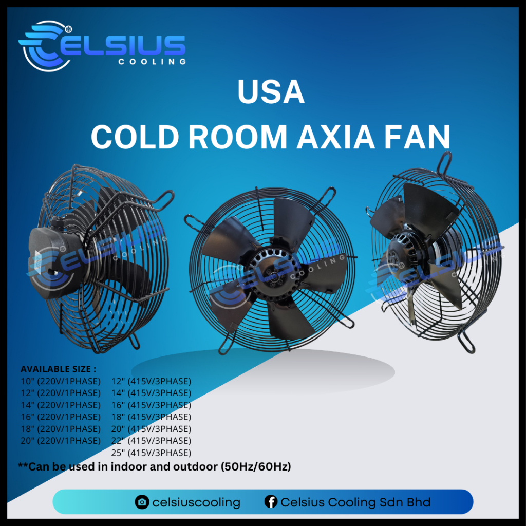 USA COLD ROOM AXIAL FAN(1PHASE/3PHASE) Heavy Duty Coldroom Condensor ...