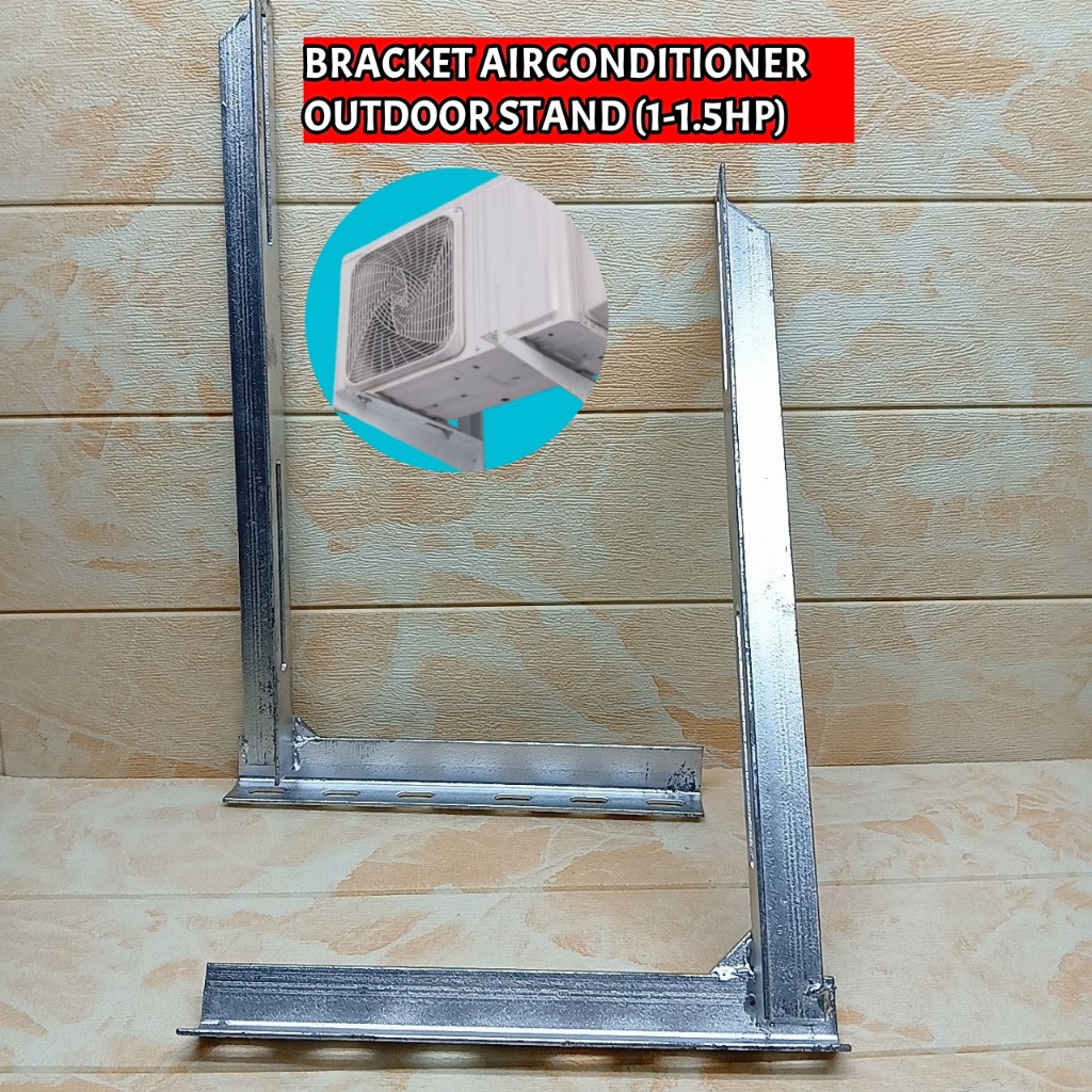 (1-1.5HP) [LSHAPE]STEEL BRACKET AIRCOND SUPPORT HEAVY DUTY/MOUNTING ...