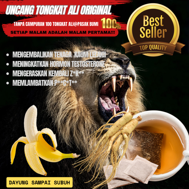 Tongkat Ali original ubat kuat lelaki | Shopee Malaysia