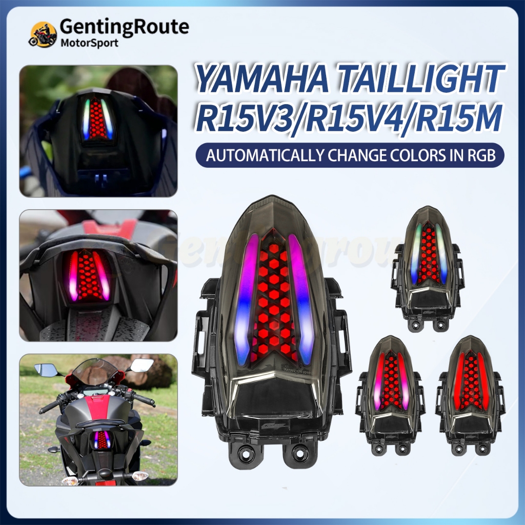Yamaha R15 V3 V4 R15M RGB Tail Light LED Lampu Belakang Rear Light ...