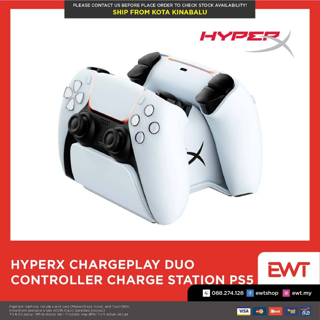HyperX ChargePlay Duo Controller Charging for PS5 100% ORIGINAL ...