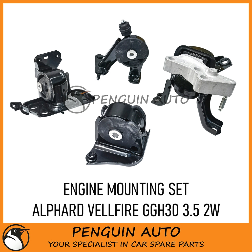 TOYOTA ALPHARD VELLFIRE GGH30 3.5 2W ENGINE MOUNTING 1SET | Shopee Malaysia