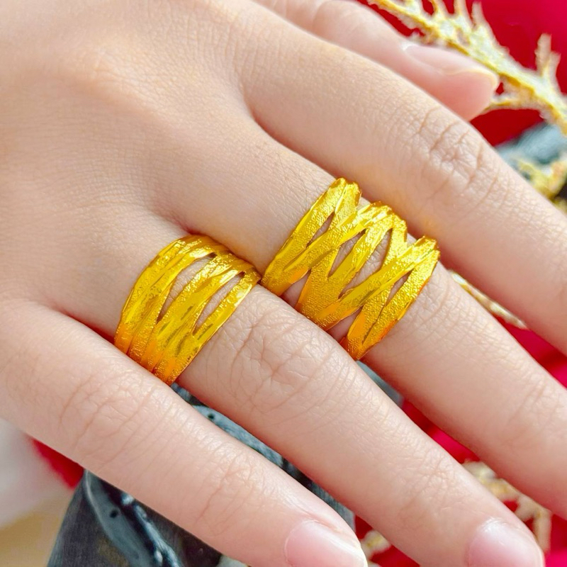 CINCIN NABILA RAZALI emas titanium kegunaan harian | Shopee Malaysia