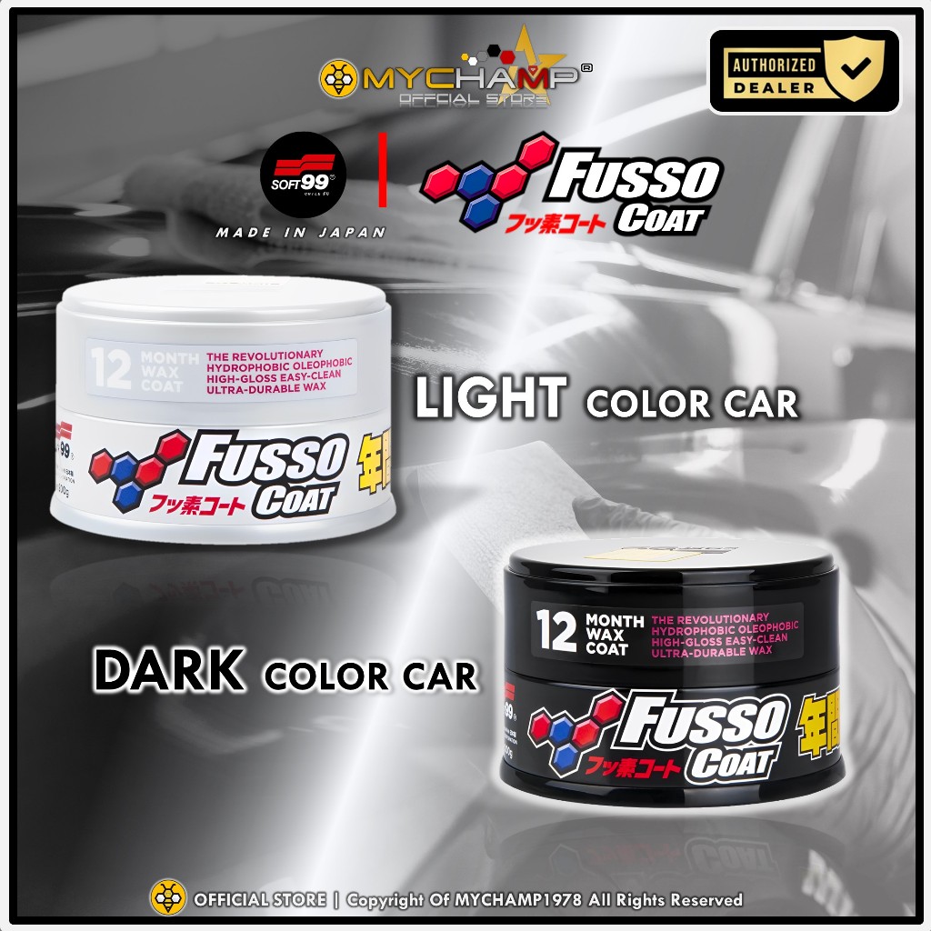 SOFT 99 / SOFT99 FUSSO COAT HARD WAX Light & Dark Colour Car - LAST UP ...