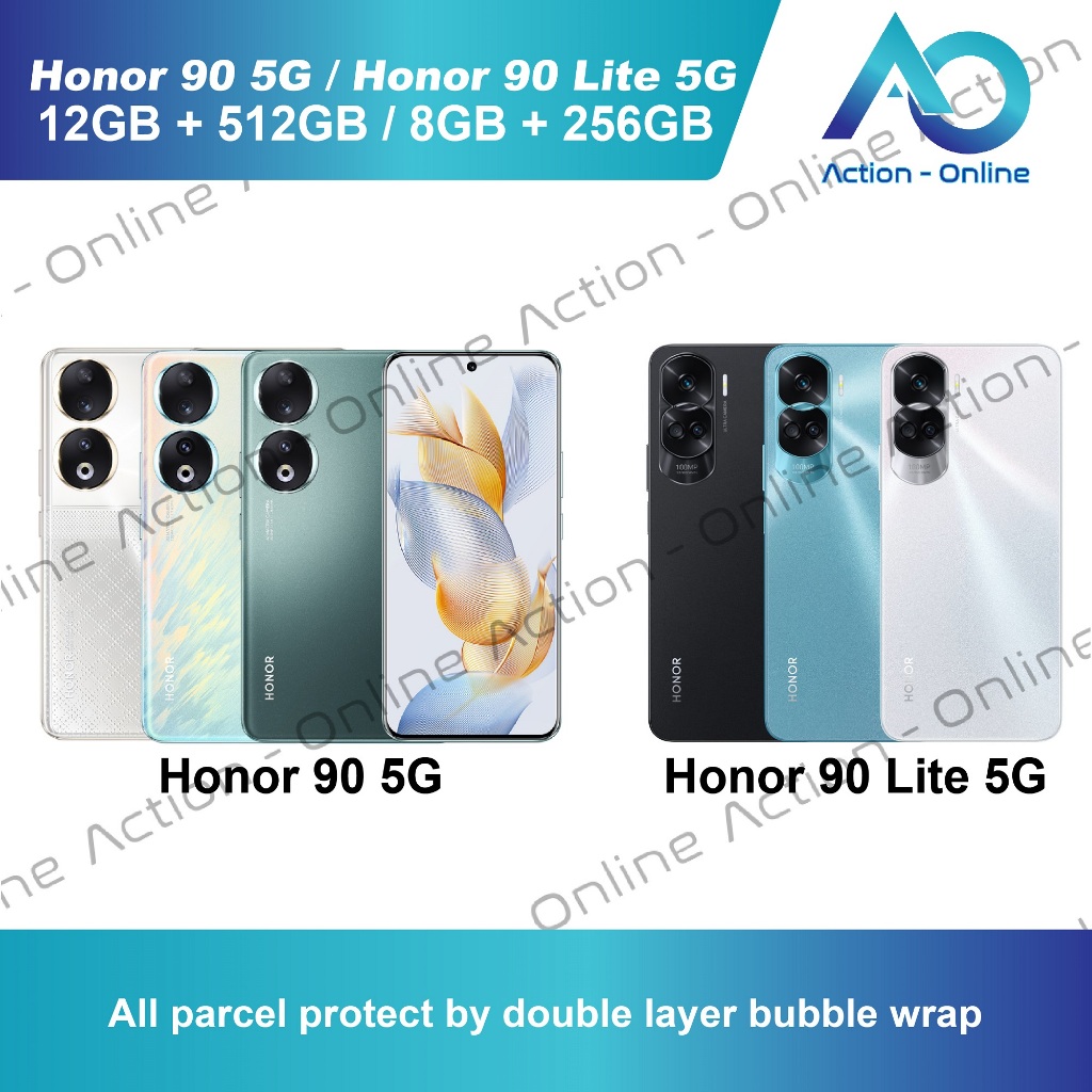 HONOR 90 5G (12GB RAM + 512GB ROM) / HONOR 90 Lite 5G Smartphone (8GB ...
