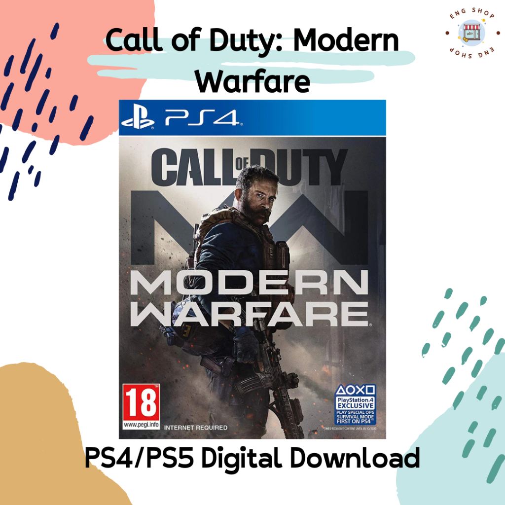 Call of Duty Modern Warfare COD MW PS4 PS5 Digital Download Full Game ...