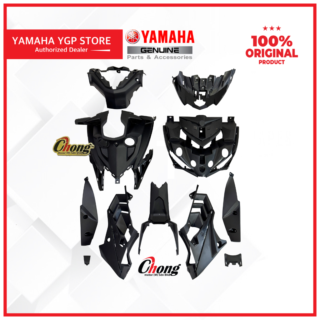 Y15ZR Ysuku V2 Black Cover Inner/ Cover Hitam Complete Set/Flat Black ...