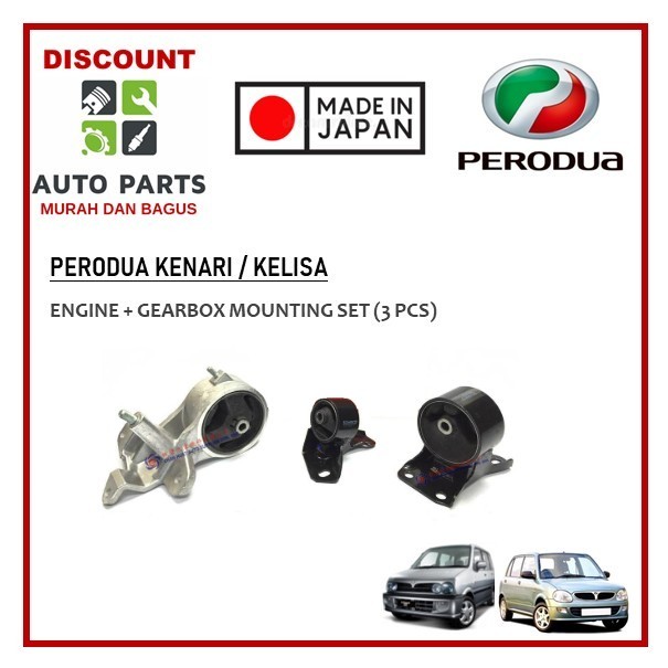 🔥MADE IN JAPAN PREMIUM QUALITY🔥 PERODUA KENARI KELISA ENGINE + GEARBOX ...