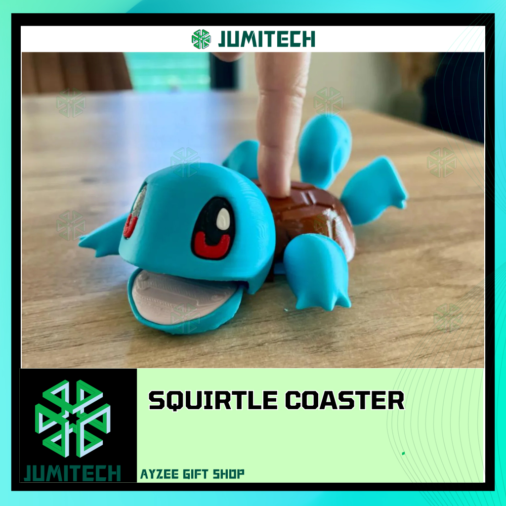 Squirtle Coaster Pelapik Gelas Pokemon | Shopee Malaysia