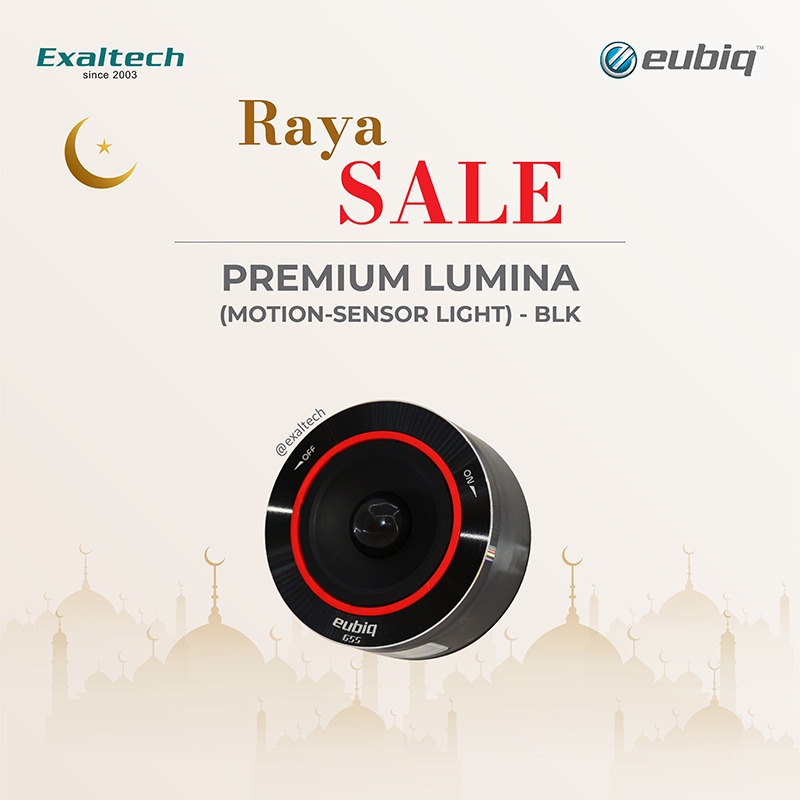 Eubiq Premium Lumina LED Light Motion Sensor x1pc [Eubiq Official Malaysia] | Shopee Malaysia