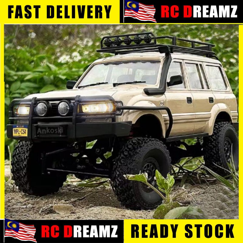 WPL C54-1 RC Crawler Hilux RC Car Rock Crawler Double Cab RC Truck C54 Toyota LC80 c24 c24-1 ...