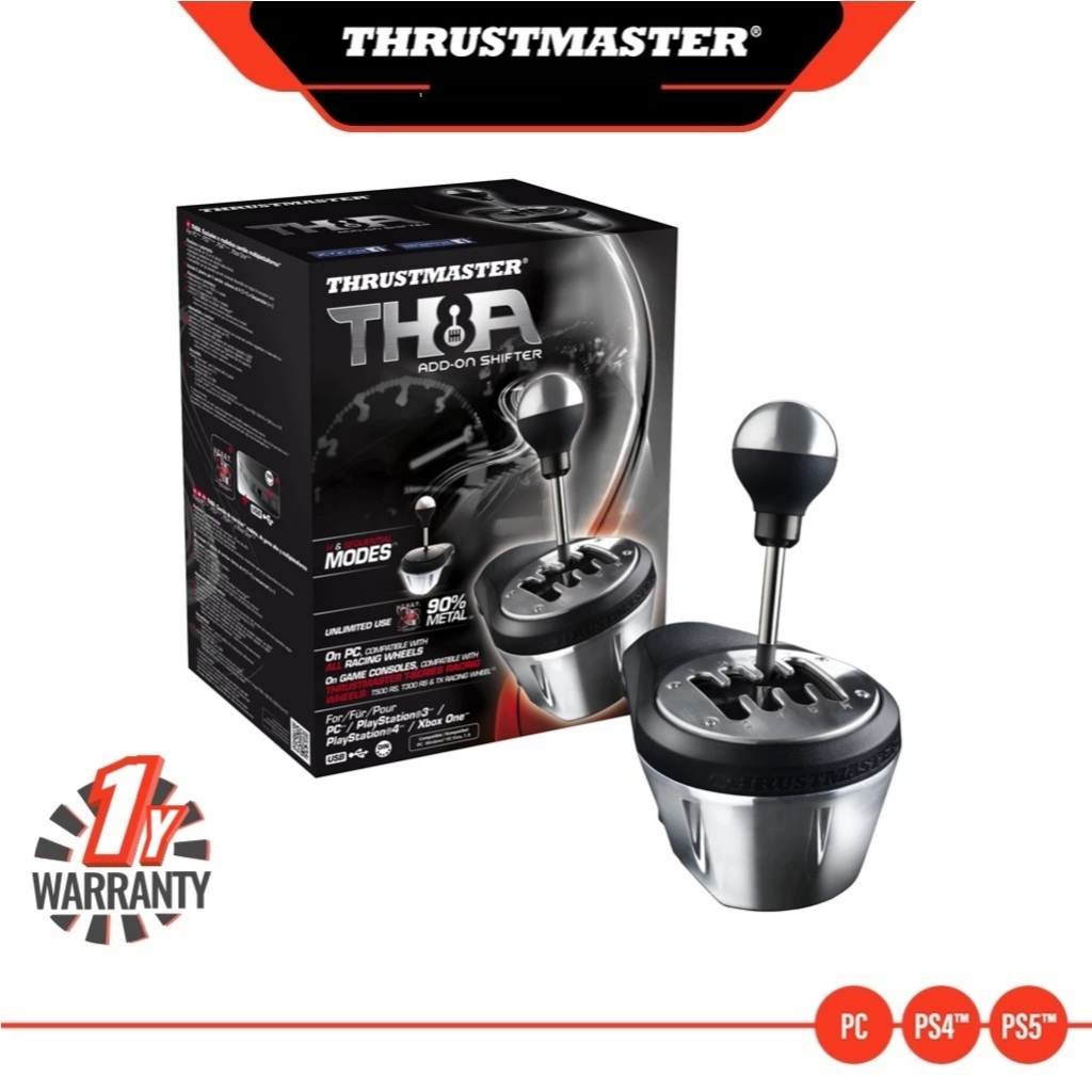 Thrustmaster TH8S/TH8A Shifter Add-On | 8-Gear Shifter | Compatible ...