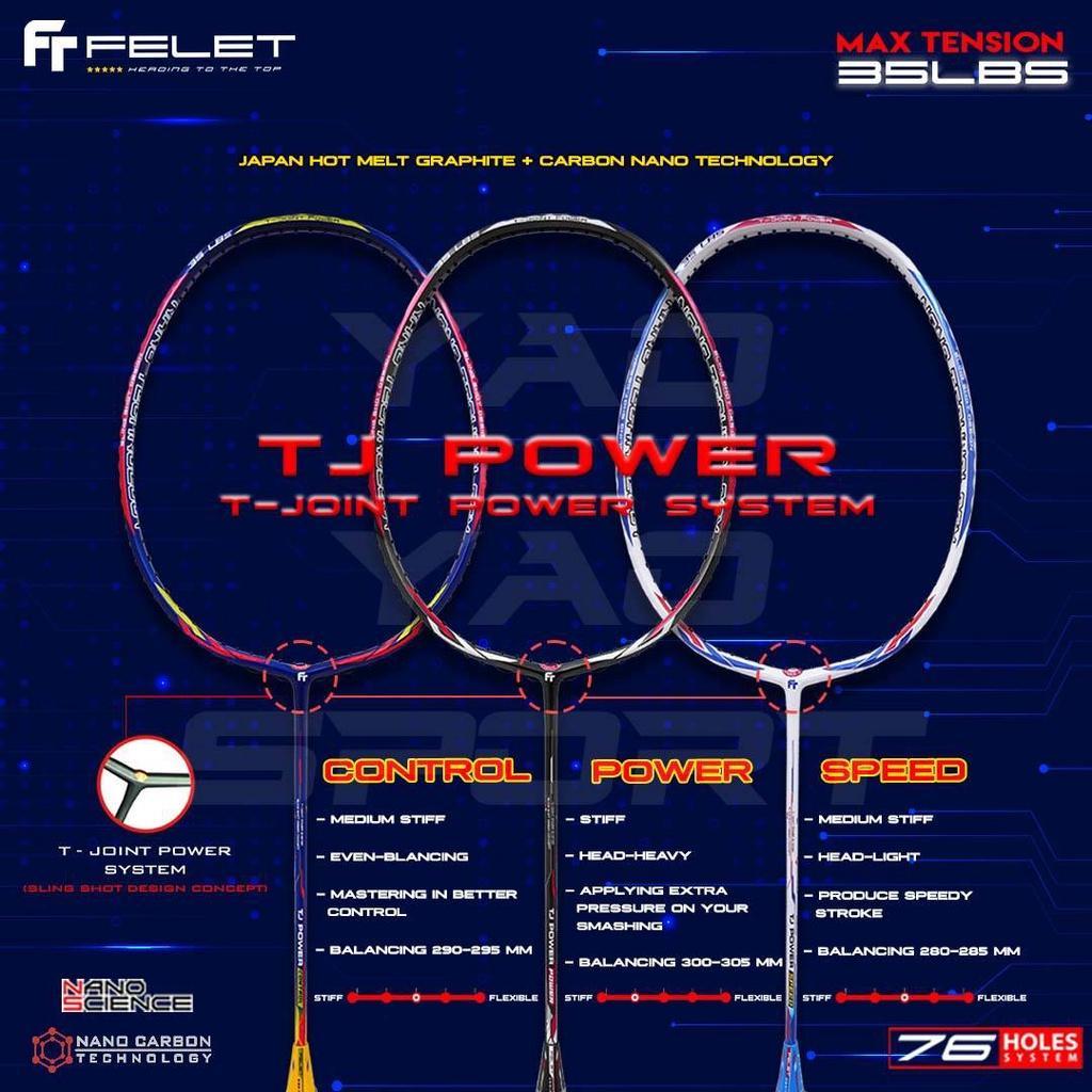 FELET TJ POWER (CONTROL) (POWER) (SPEED) (FREE STRING AND GRIP ...