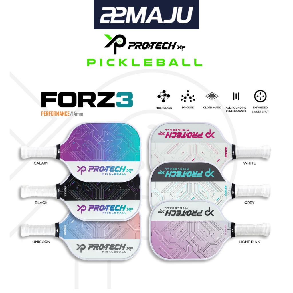 Protech Forze V3 Pickleball Paddle-Free Cover-Intermediate Level-Social ...
