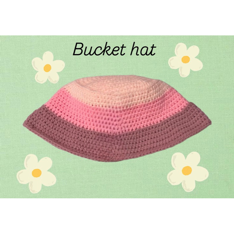 handmade bucket hat sunhat baby hat topi kait crochet hat topi comel ...